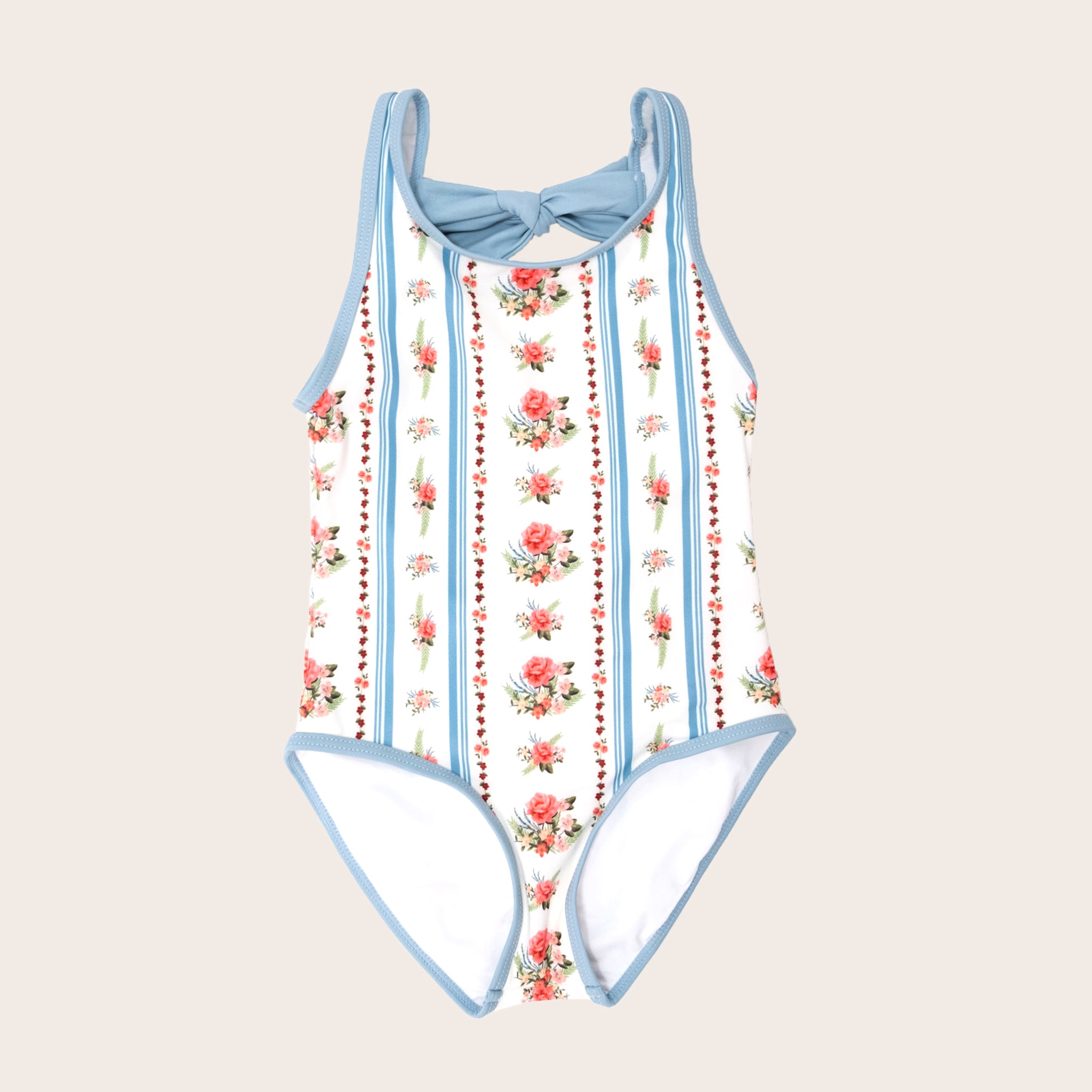 Primrose Girls' One Piece Tank - Retro Kids' Swimwear – Saint Ida