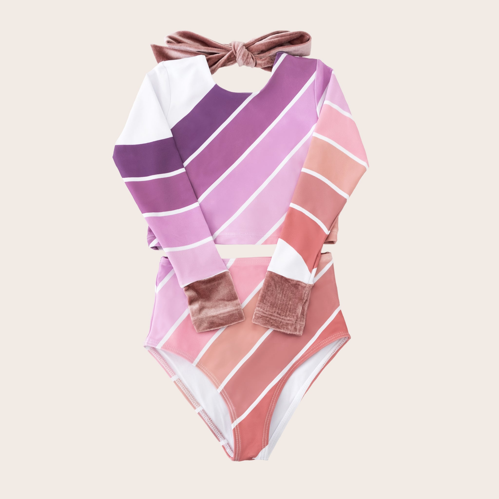 Purple Sands Rainbow Two Piece | Retro-Inspired Children's Swimwear ...